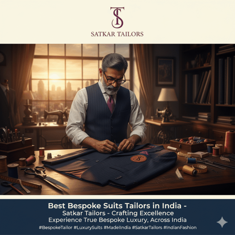 No.1 Best Bespoke Suits Tailors in India – Satkar Tailors